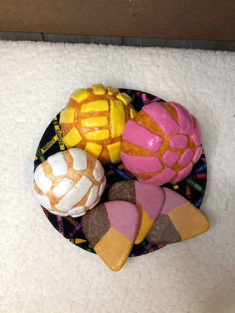 Mexican Faux Sweetbread, Pan Dulce, Conchas, Sugar Tri-color cookies ...